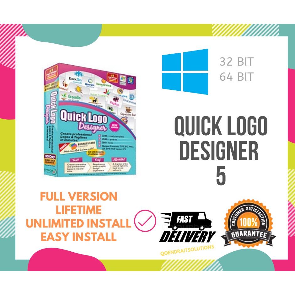 🔥HOT🔥 Quick Logo Designer 5 | Lifetime | Full Version | Shopee Malaysia