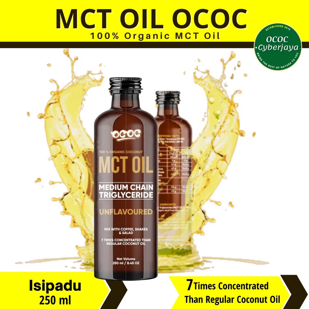 MCT Oil OCOC By Dr Rizal | Natural Fat Burner | Minyak Sihat | Minyak Kelapa Organik | Shopee ...