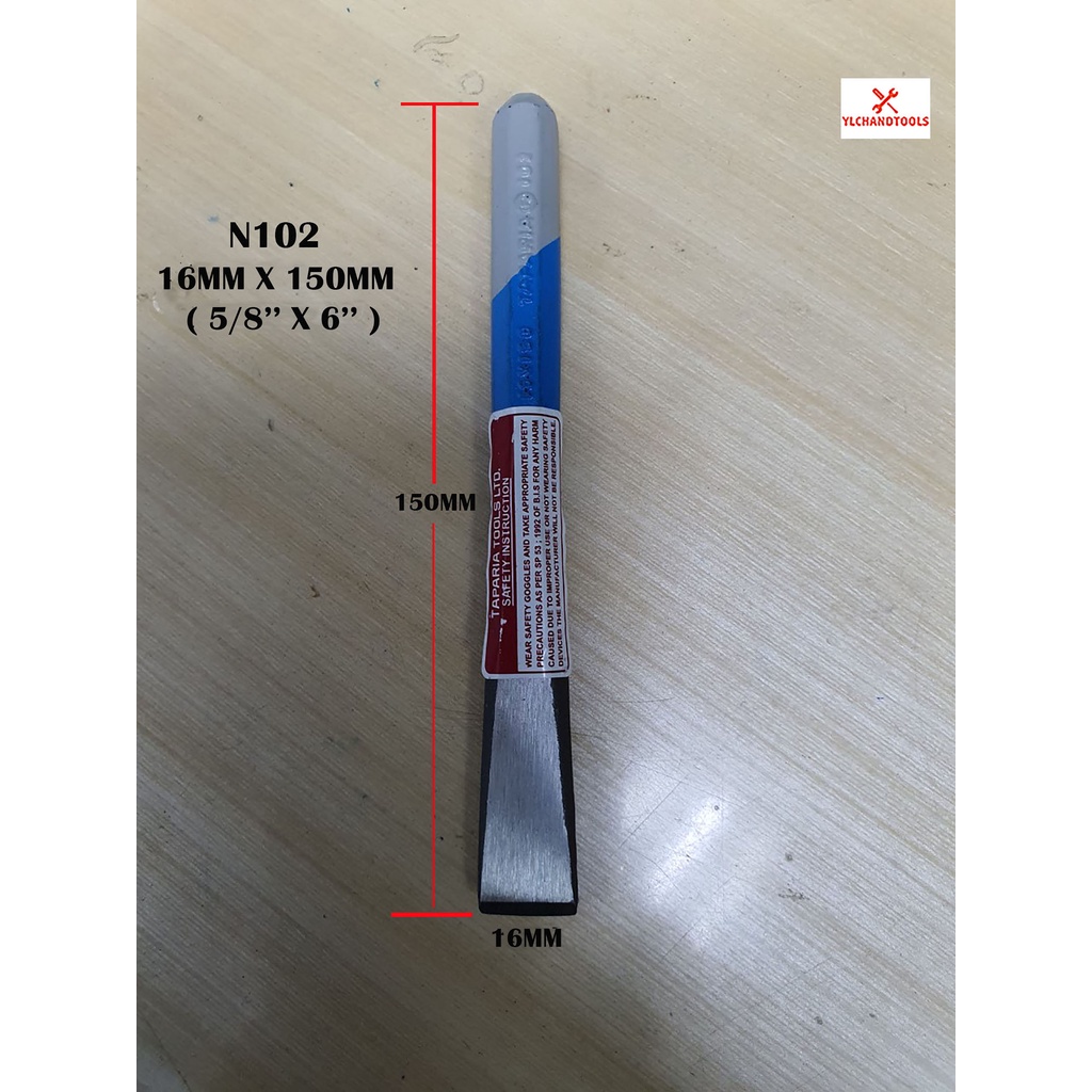 '' TAPARIA '' FLAT COLD CHISEL ( 3/8'',5/8'',7/8'',1'' ) | Shopee Malaysia