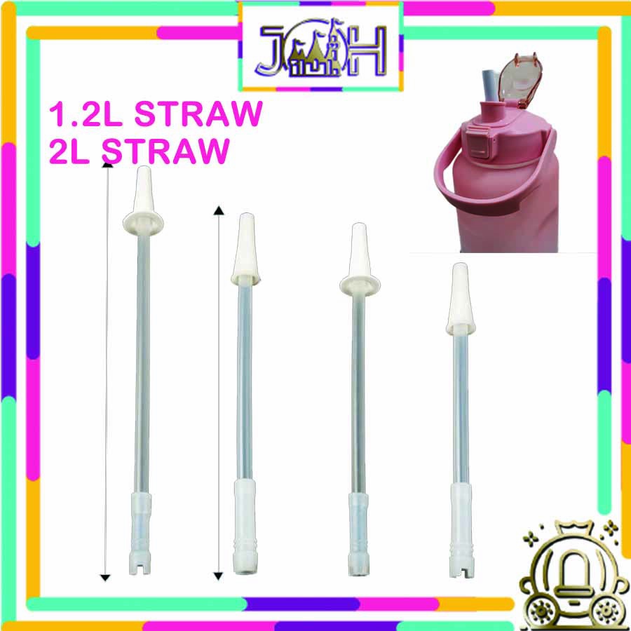 Bottle straw 1.2L/ 2L Herbalife Bottle 1000ml 1 Liter 2000ml 2 Liter ...