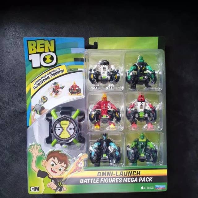 Clock Ben 10 Omnitrix Omni Launch Battle Figures Mega Pack | Shopee ...
