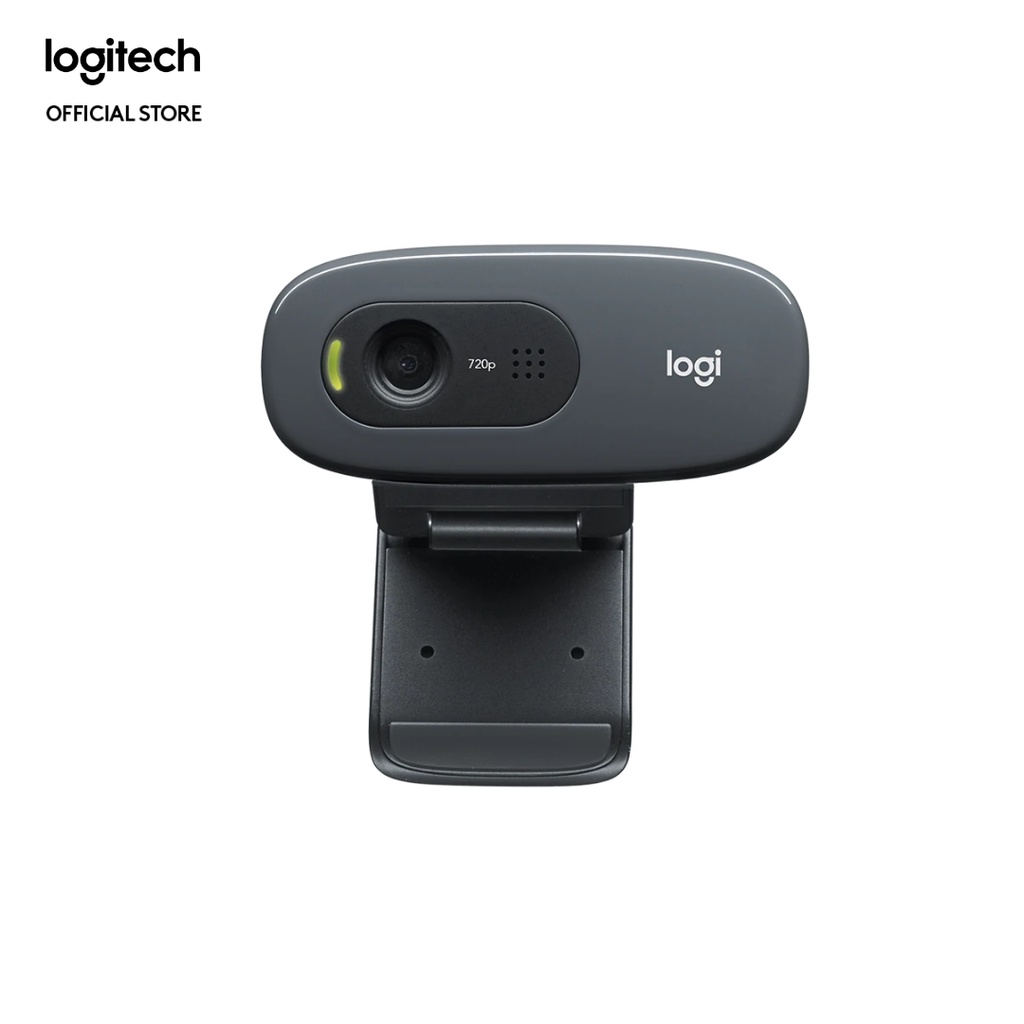 Logitech C270 HD Webcam, HD 720p/30fps, Widescreen HD Video, HD Light ...