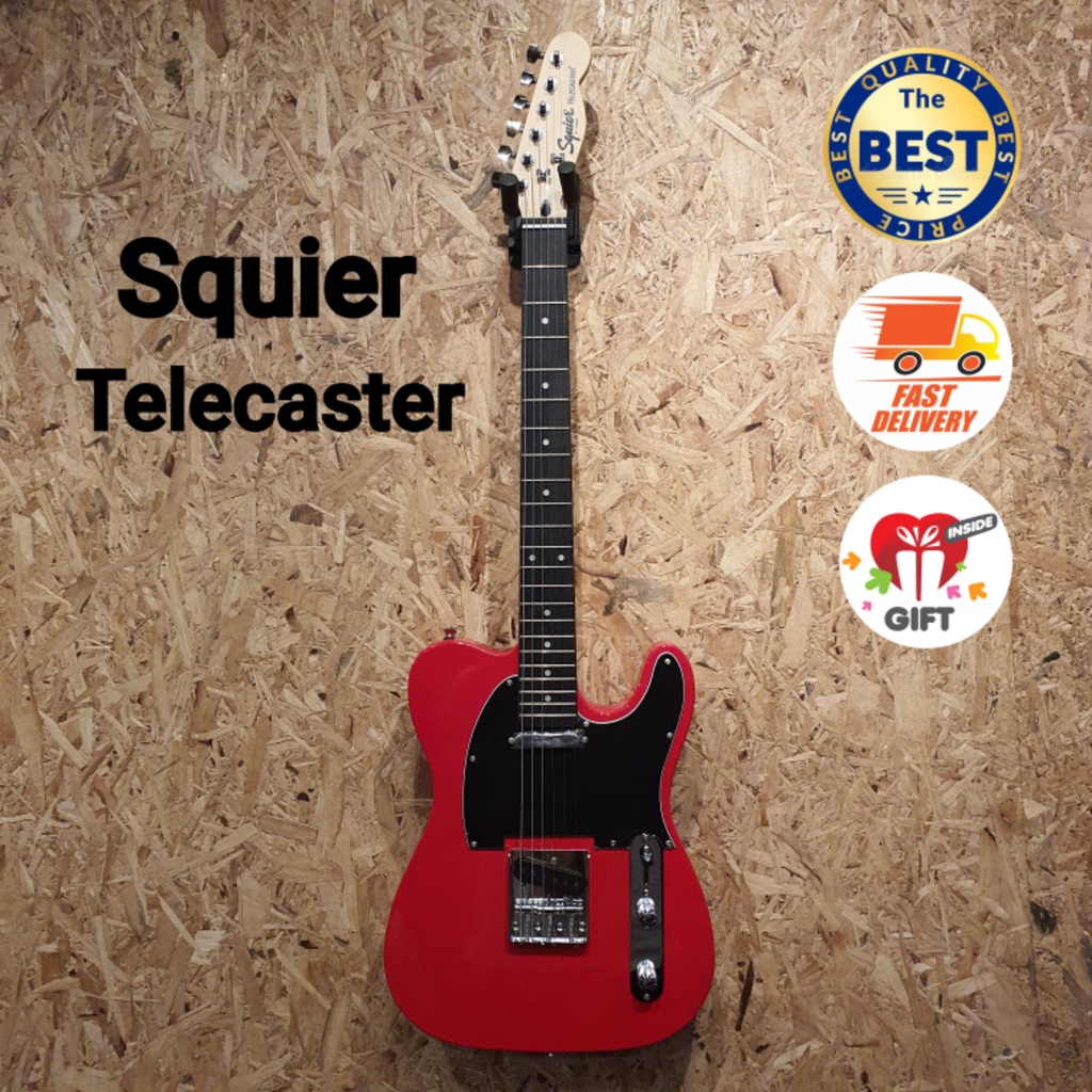 Squier Telecaster Electric Guitar # Stratocaster Wings Piano Bass Capo ...