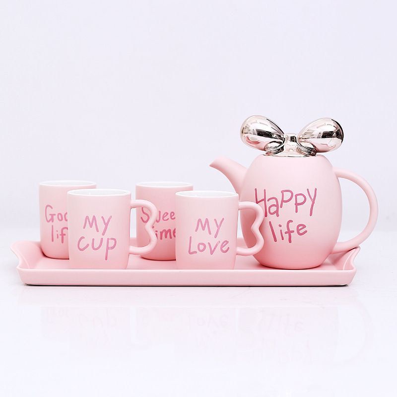 (READY STOCK) RIBBON TEAPOT SET PINK/ SET CAWAN TEKO | Shopee Malaysia