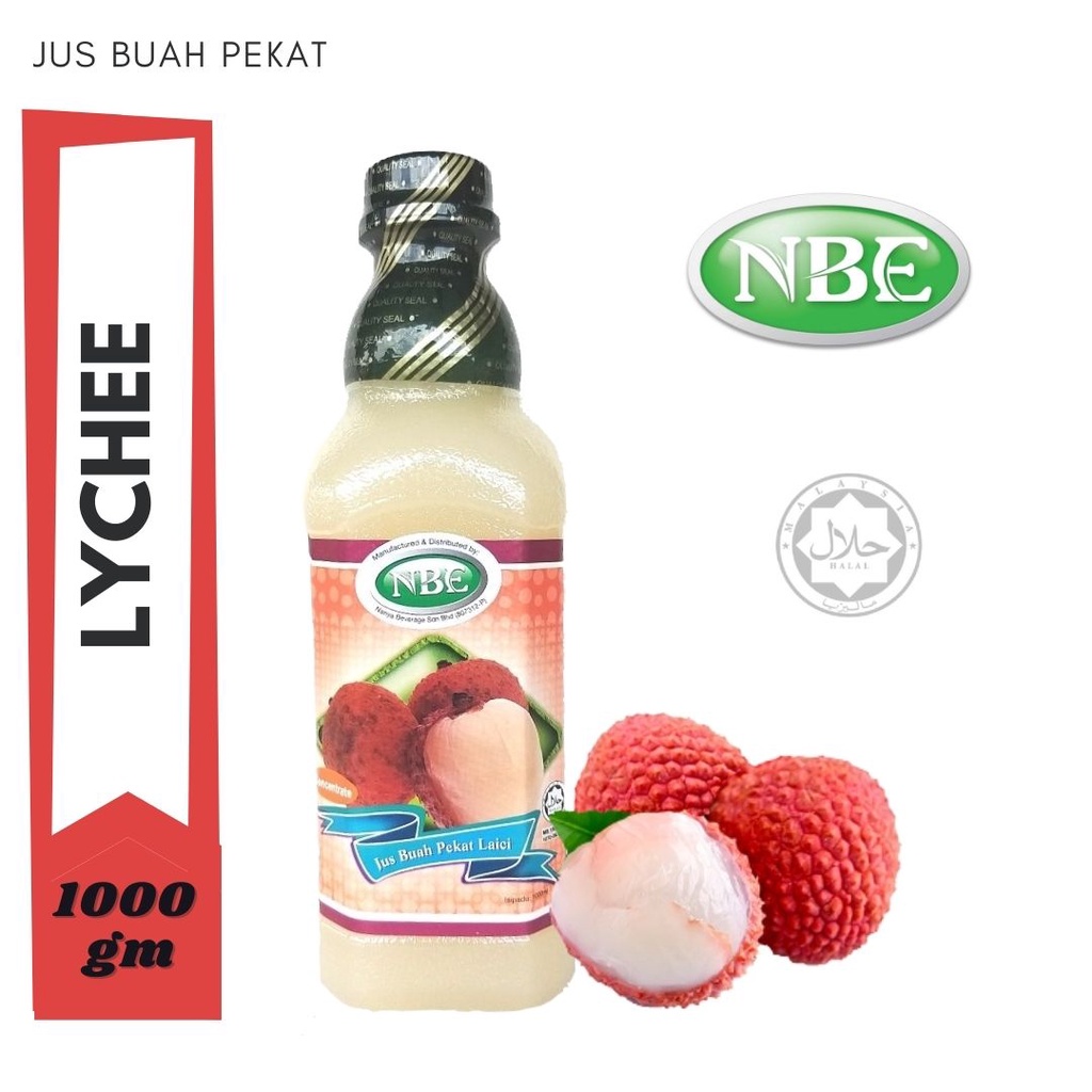 NBE - BES MINUMAN BUAH / FRUIT DRINK BASE 1000gm (Kordial/Cordial/Syrup/Sirap/Ice Blended ...
