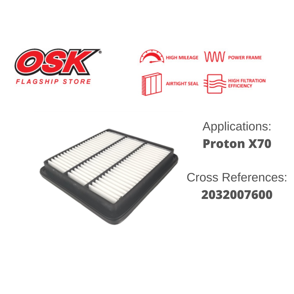 OSK PROTON X70 GEELY AIR FILTER for 2032007600 | Shopee Malaysia