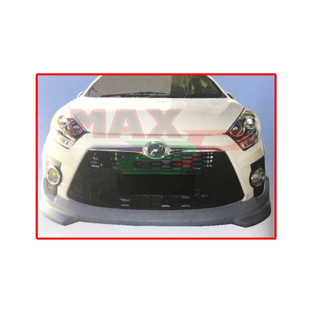 Perodua Axia 2014 (SE Model Bumper ONLY) Sport Front Skirt Skirting ...