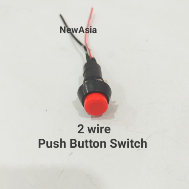 2 wire Push Button Switch Momentary On Off Push Button Reset Switch ...