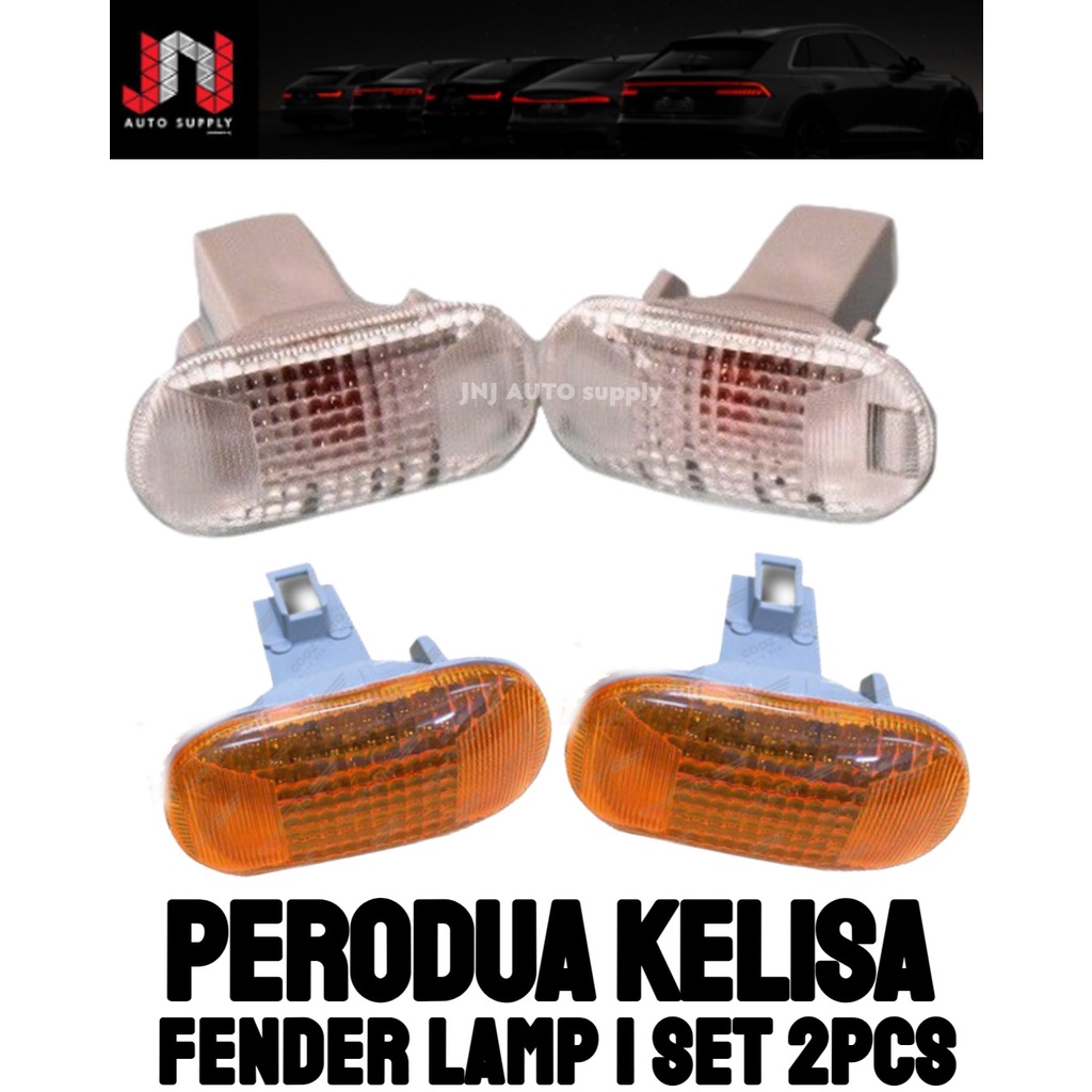 Perodua kelisa / kenari fender lamp side lamp white / orange (1 set 2 ...