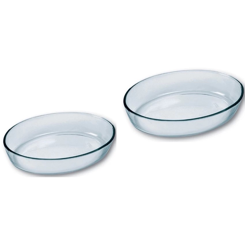 Marinex 2pc Oval Borosilicate Glass roaster set | Shopee Malaysia