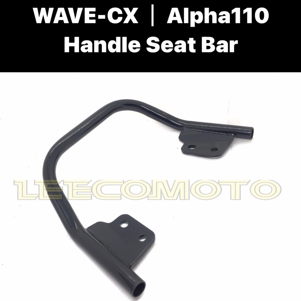 Rear Handle Spoiler Wave Alpha CX 110 CX110 Alpha110 Black Hitam Seat ...