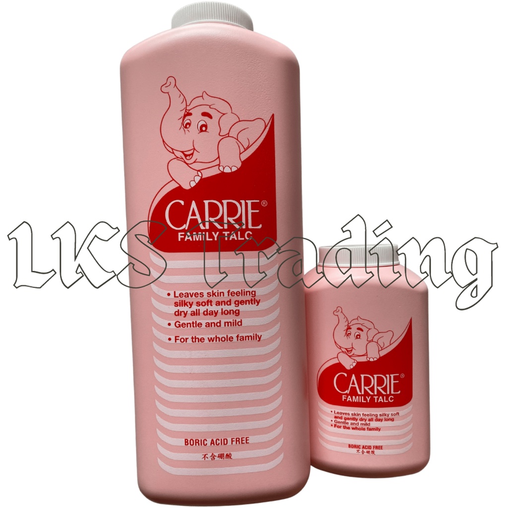 Carrie Junior Family Talcum Powder/ Bedak Wangi Untuk Kegunaan ...
