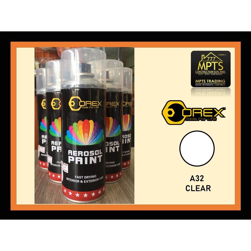 (READY STOCK) OREX Aerosol Spray Paint 400ML | Shopee Malaysia