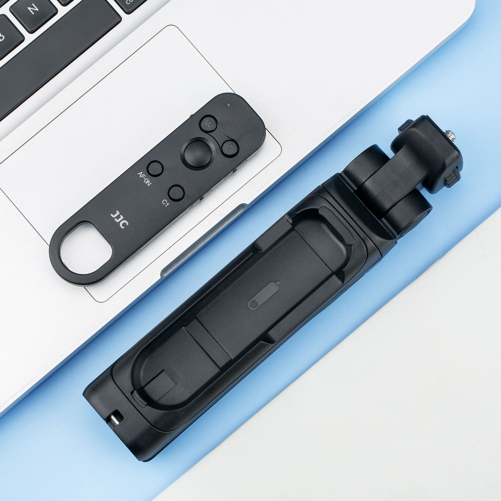 JJC Replace RMT-P1BT Mini Tripod Grip with Bluetooth Wireless Remote Control for Sony Camera ZV ...