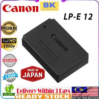 Canon LP-E12 (Made in JAPAN) Lithium-Ion Battery Pack (7.2V, 875mAh) | Shopee Malaysia