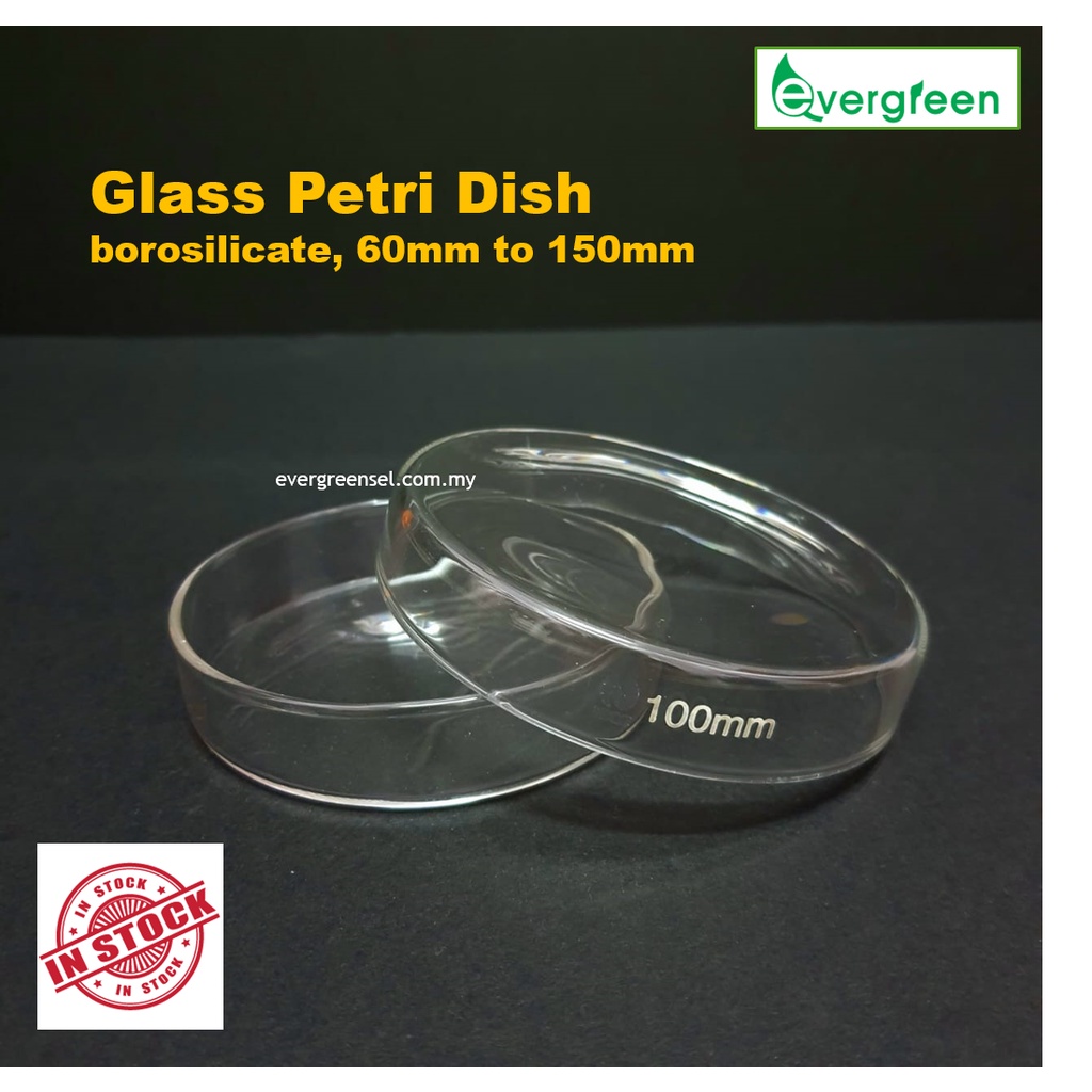 Makmal Kaca Petri Dish ( piring petri kaca )/ Glass Petri Dish ...