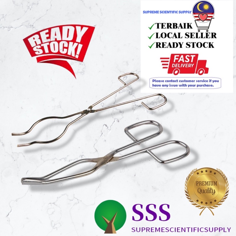 🔥[Ready stock]🔥Tong Crucible (Iron Wire Chrome Plated/Stainless Steel ...