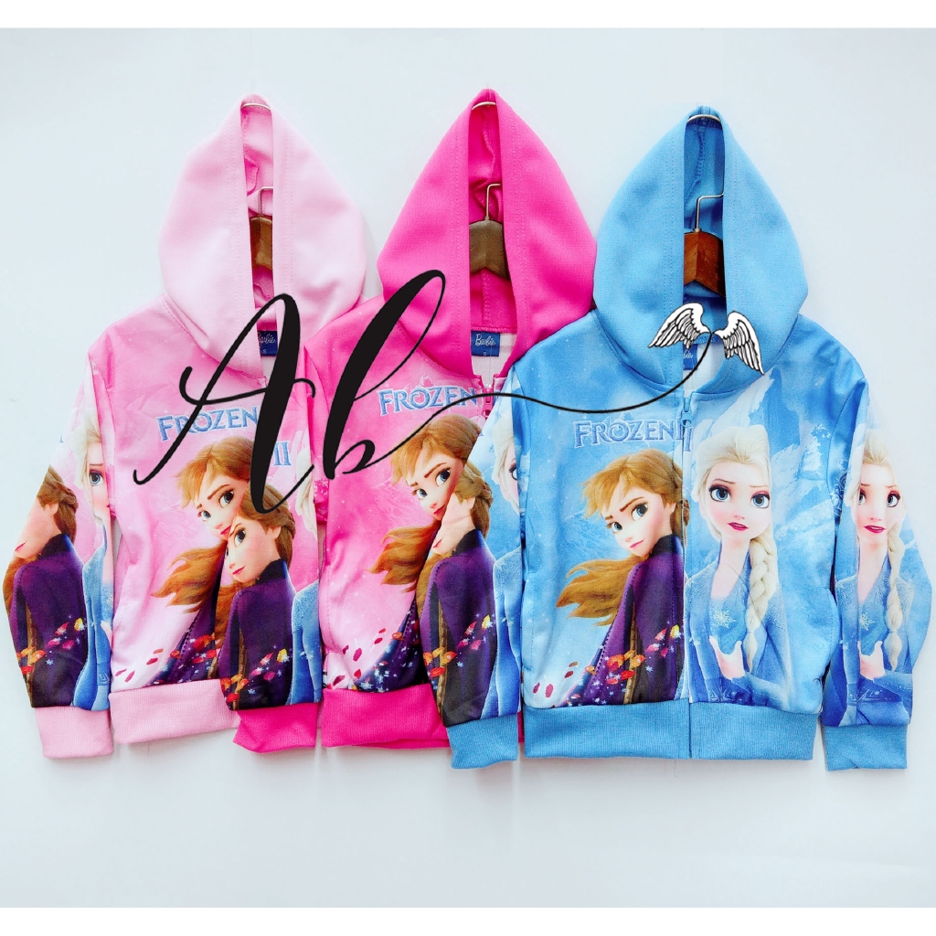Angel Baby Frozen 2 Elsa Anna Jacket | Shopee Malaysia
