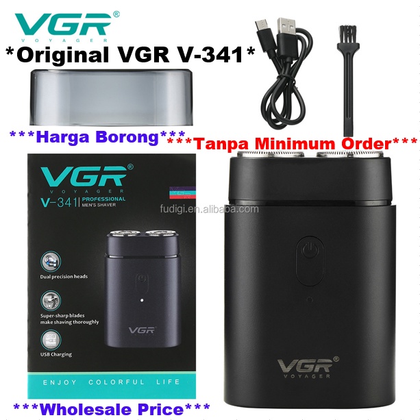 MY stock🇲🇾 Original VGR V-341 Electric Shaver Men Shaver Machine Beard Cutting Machine USB ...