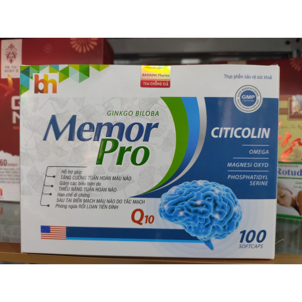Ginkgo biloba Memor Pro (box of 100 tablets) | Shopee Malaysia