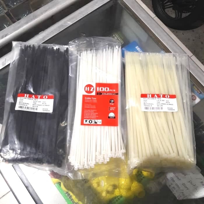 Cable TIES SIZE 20CM / 200MM - FIBER BINDING (100 PCS) | Shopee Malaysia