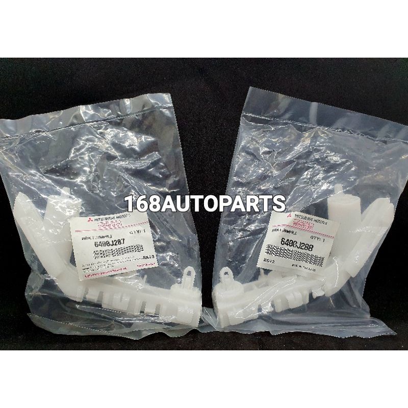 Original Mitsubishi 6400J287 6400J288 Front Bumper Bracket LH RH NEW ...