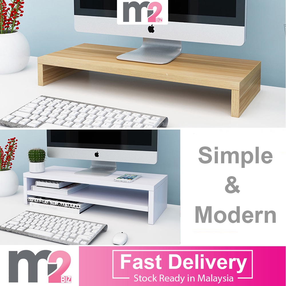 Computer Monitor Screen Increased Shelf Base Desktop Keyboard Rack ...