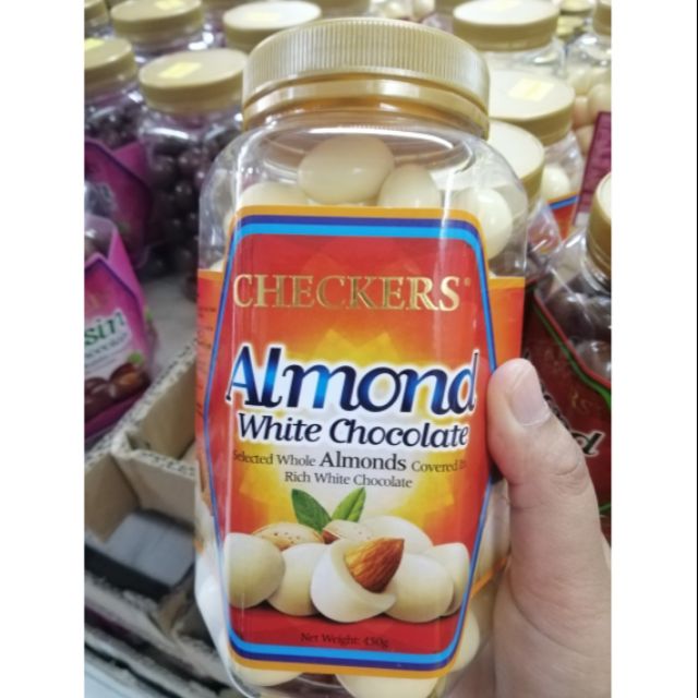 Checker's ALMOND white chocolate 450 gm | Shopee Malaysia