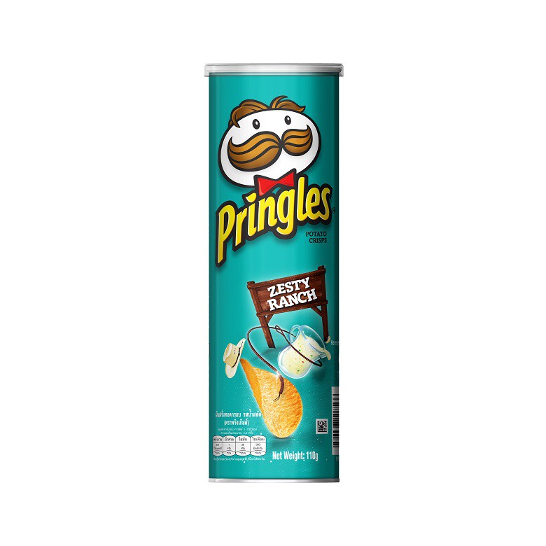 Pringles Potato Crisps - Zesty Ranch 110g | Shopee Malaysia