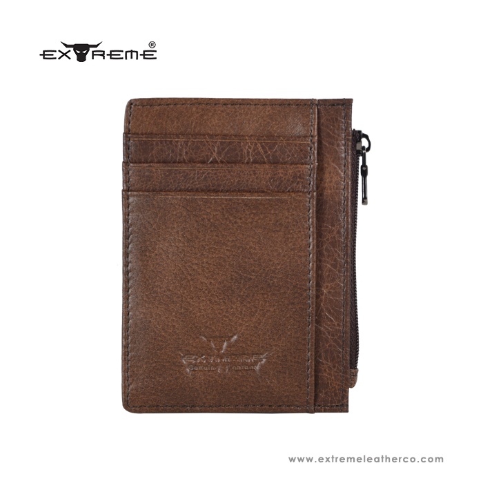 [Extreme] Minimalist Leather Credit Card Case Holder Wallet for Men ...