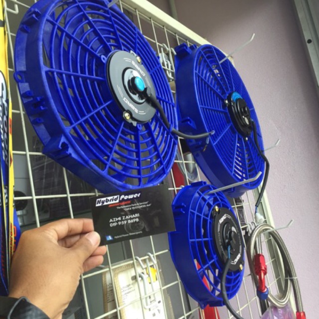 (OFFER) Sard high speed radiator fan blue colour 6” 7” 9” 10” 12” 14 ...