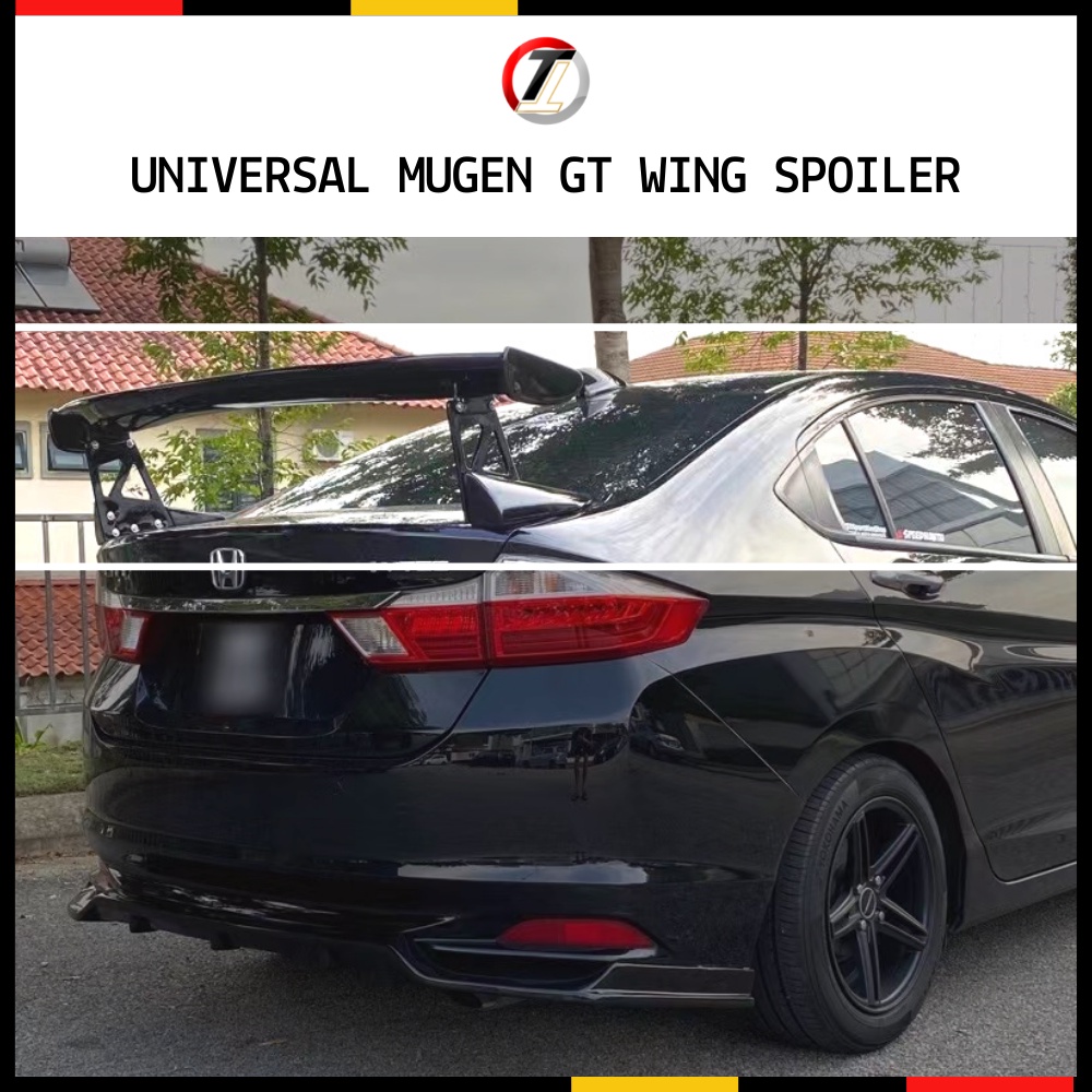 Universal MUGEN GT Wing Spoiler Fiber Material Without Paint All Car ...