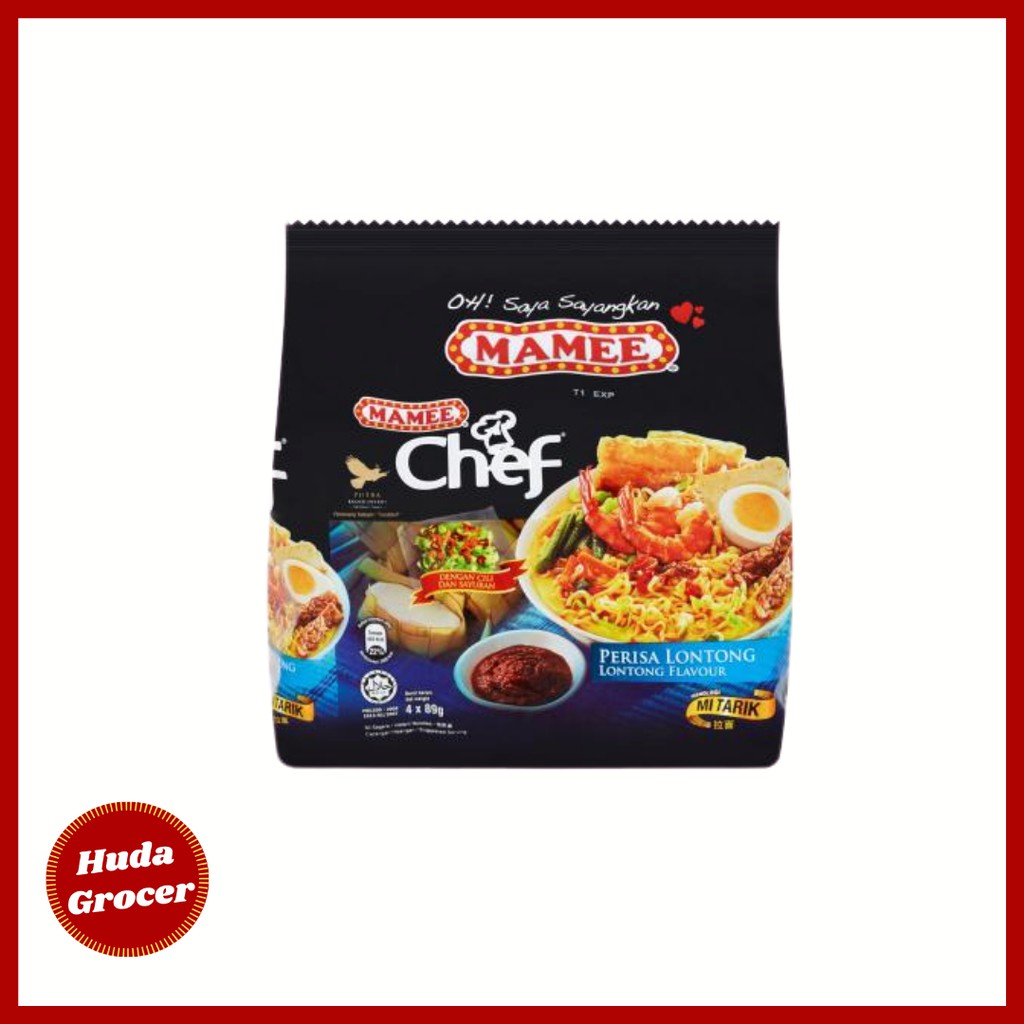 Mamee Chef Instant Noodle 4x80g | Shopee Malaysia