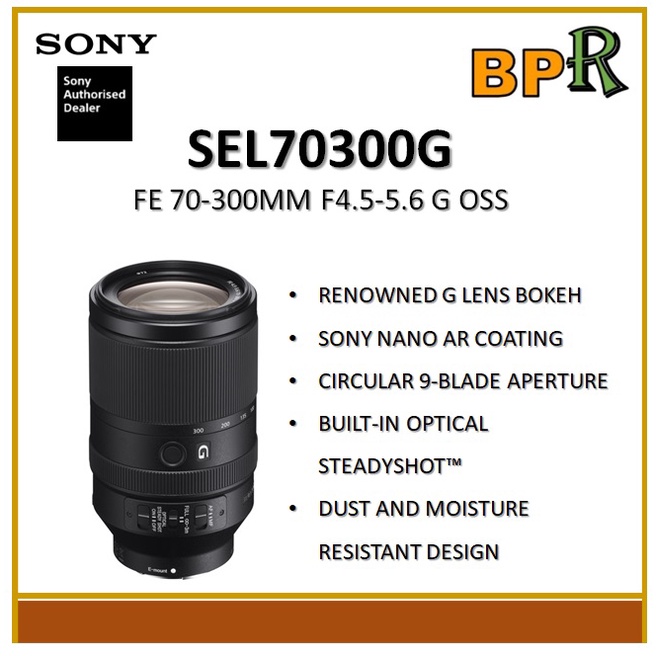 Sony FE 70-300mm f/4.5-5.6 G OSS Lens SEL70300G - Sony Malaysia ...