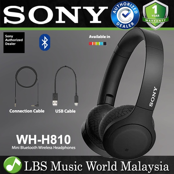 [Discontinued] Sony WH-H810 Mini Bluetooth Wireless Hi-Res On Ear ...