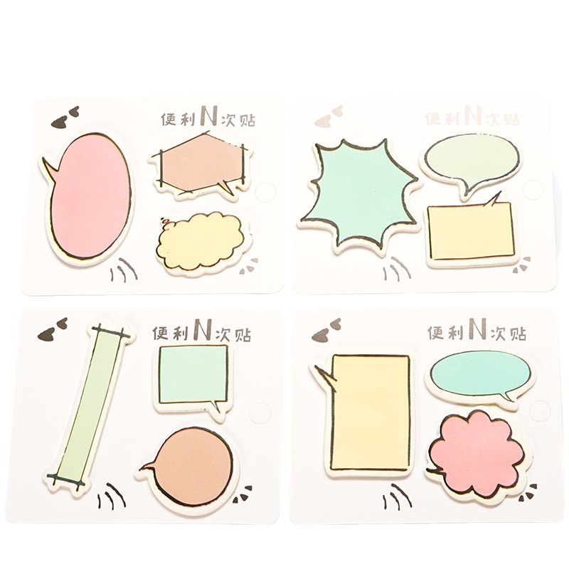 Creative Sticky Note Cute Adhesive Sticky Label Sticker Mark Notes ...