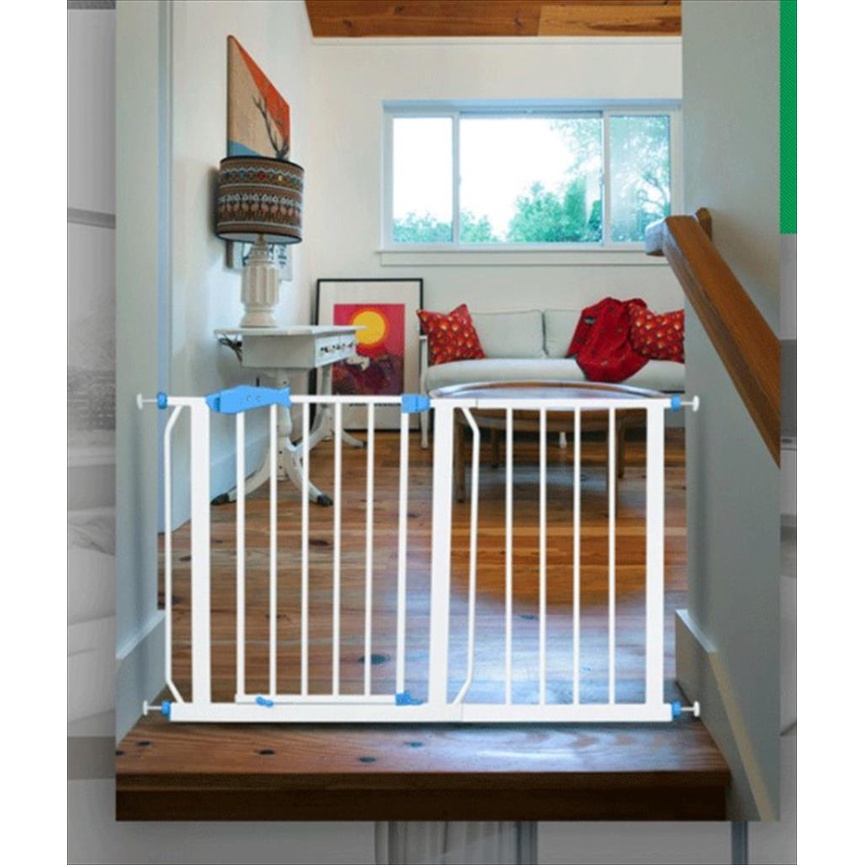 Md - Baby Safety Gate/Baby Fence/Child Door Stair Barrier Safety ...