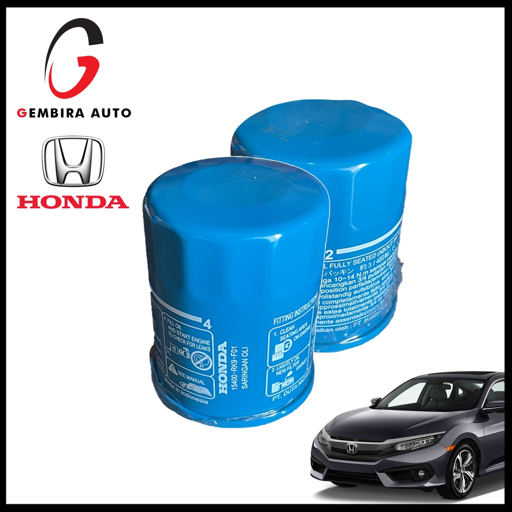 Honda Oil Filter [GENUINE] - All Honda Cars - New (15400-RK9-F01 ...