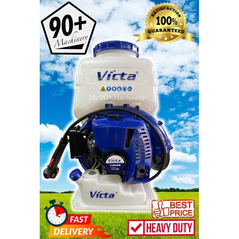 Victa Mist Blower|Pump Racun TURBO|Mist Duster|Pump Victa V-1800 Disinfectant Sanitize HEAVY ...