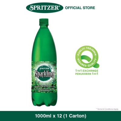 [Max 1] SPRITZER - Sparkling Mineral Water (1 Carton = 12 x 1L) ***Fresh Stocks*** | Shopee Malaysia