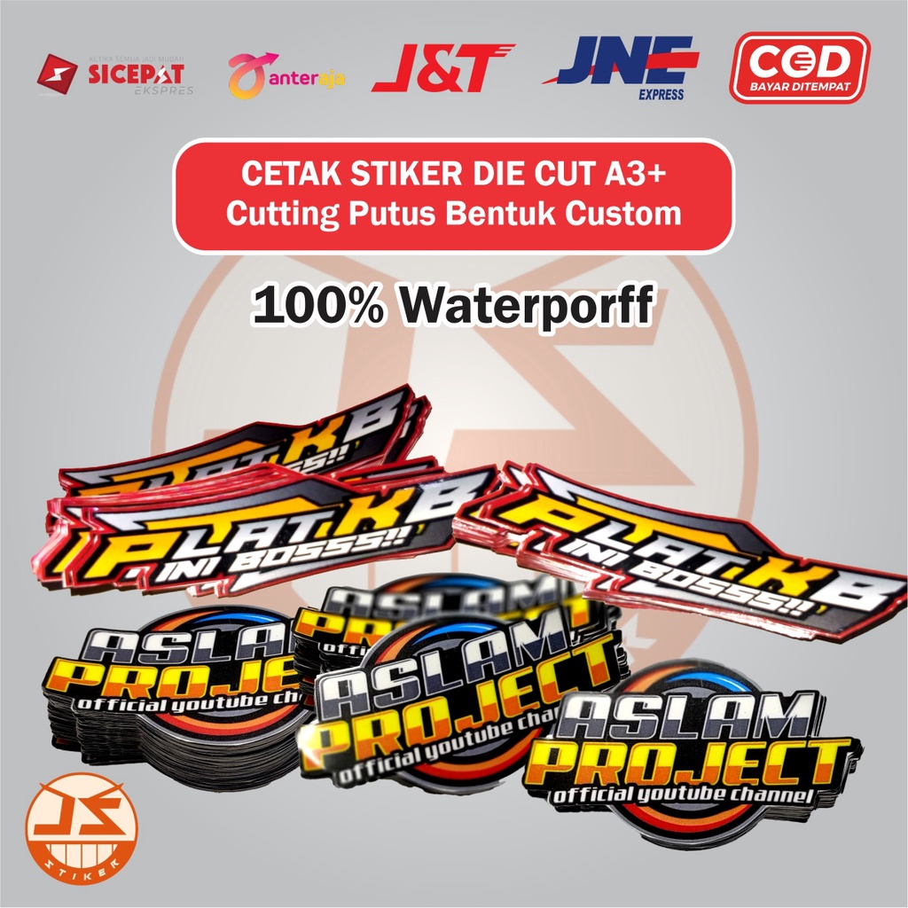 Print Custom Die Cut A3+ Stickers / Full Cutting Stickers / Custom ...