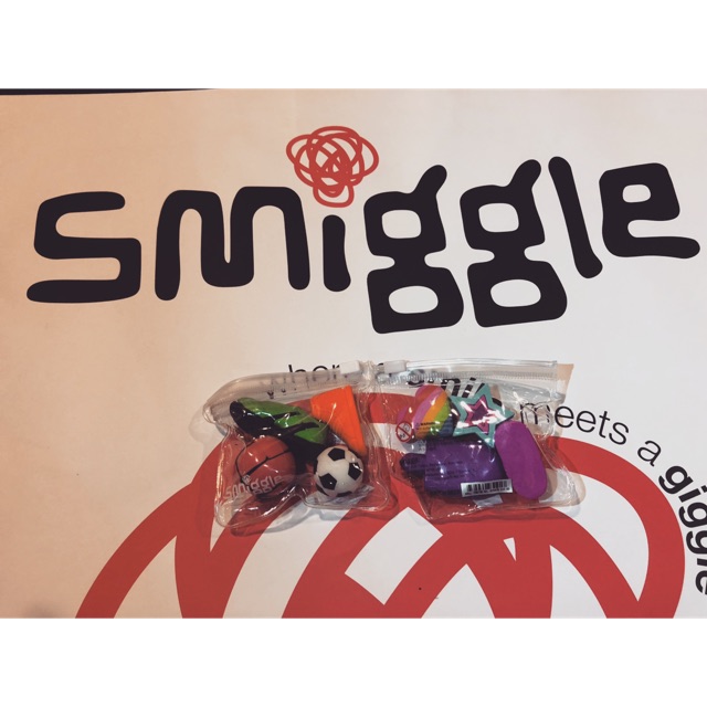 Smiggle Eraser 2 Packs | Shopee Malaysia