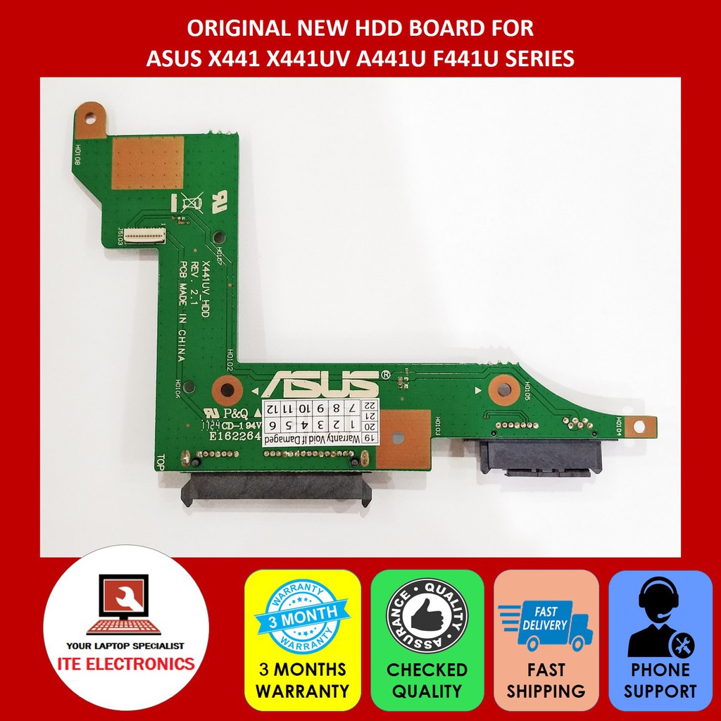 ORIGINAL NEW ASUS X441 X441UV A441U F441U SERIES HDD BOARD REV 2.1 ...