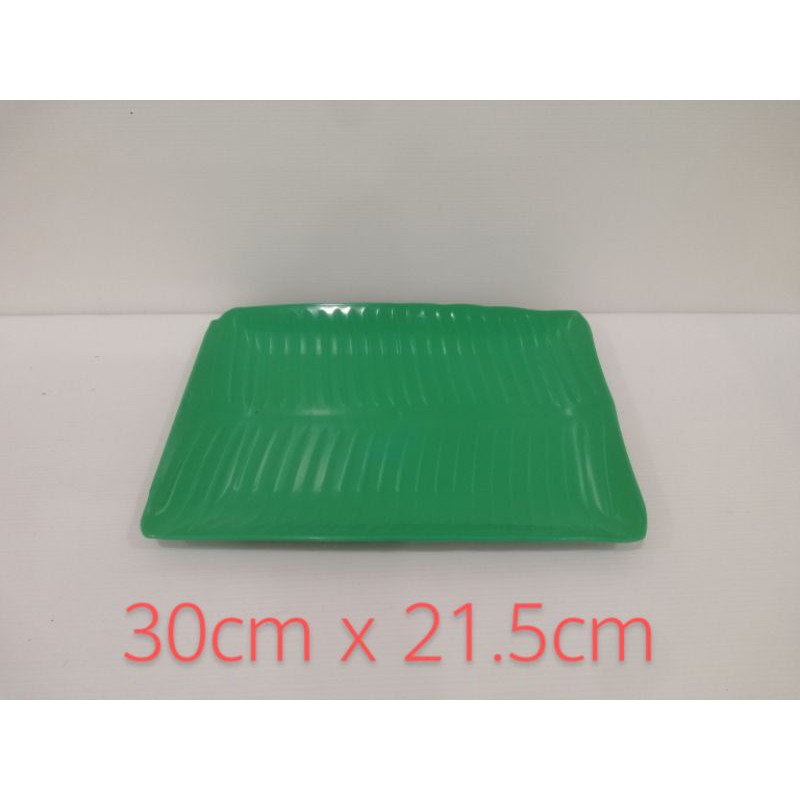 Plastic banana leaf plate | Shopee Malaysia