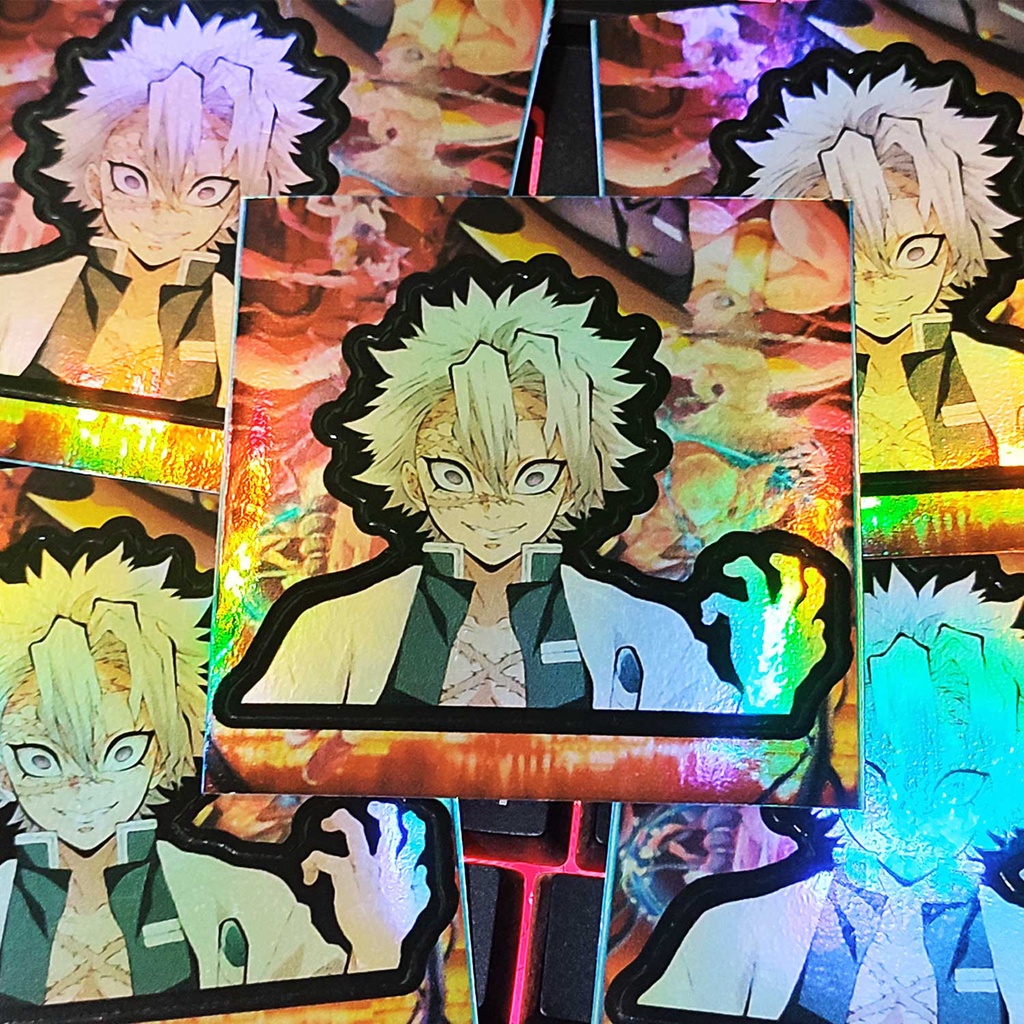 Anime HOLOGRAM sticker sticker -KIMETSU NO YAIBA SANEMI - laptop ...