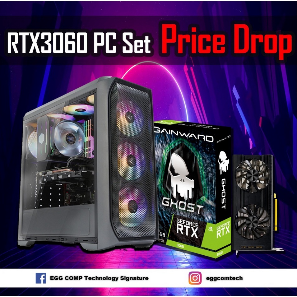 (READY STOCK)PRICE DROP RTX3060 PROMO / GAMING PC PACKAGE RTX 3060 ...