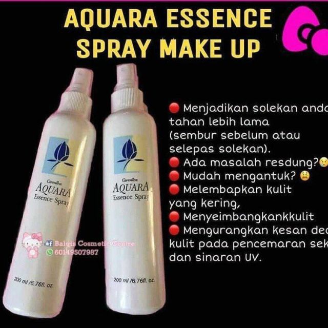 AQUARA ESSENSE SPRAY MAKEUP | Shopee Malaysia