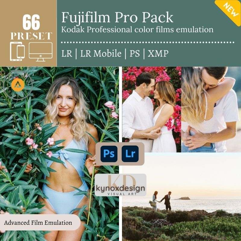 [Premium Lightroom Preset] Fujifilm Pro Pack Preset Collection for LR/LR(mobile)/PR/PS/2022 ...