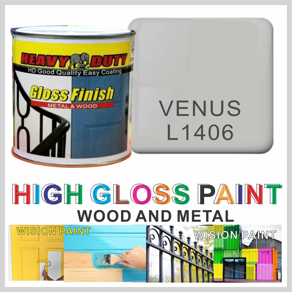 L1406 VENUS 1L ( 1 LITER ) HEAVY DUTY High Gloss Finish Paint for Wood ...