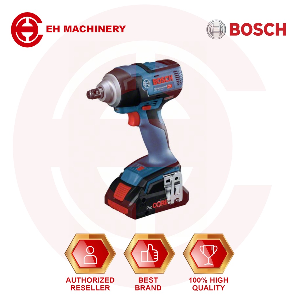 Bosch Cordless Impact Wrench Gds 18v Ec 300 Abr Solo Shopee Malaysia